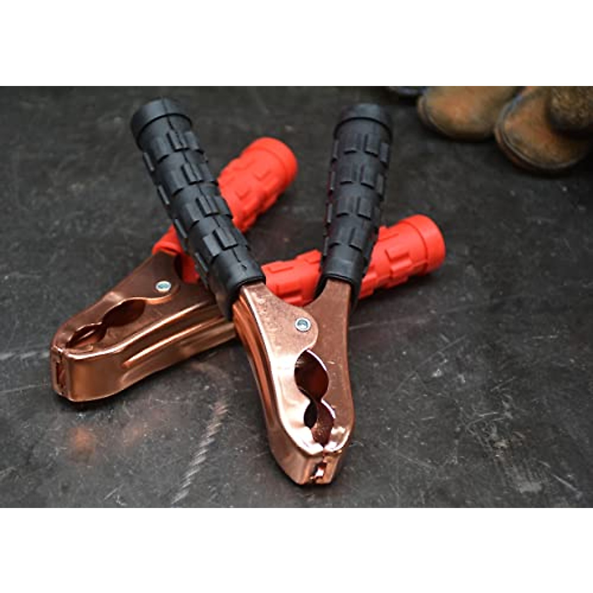 Hot Max 27207 200 Amp Copper Plated Battery Charger Clamps