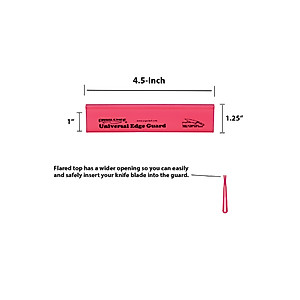 Ergo Chef 1450 Knife Edge Guard 4.5" x 1" knife sleeve Pink