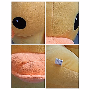 Bansusu 30CM Plush Yellow Duck Soft Stuffed Animal Toy Sofa Decoration for Kids Birthday