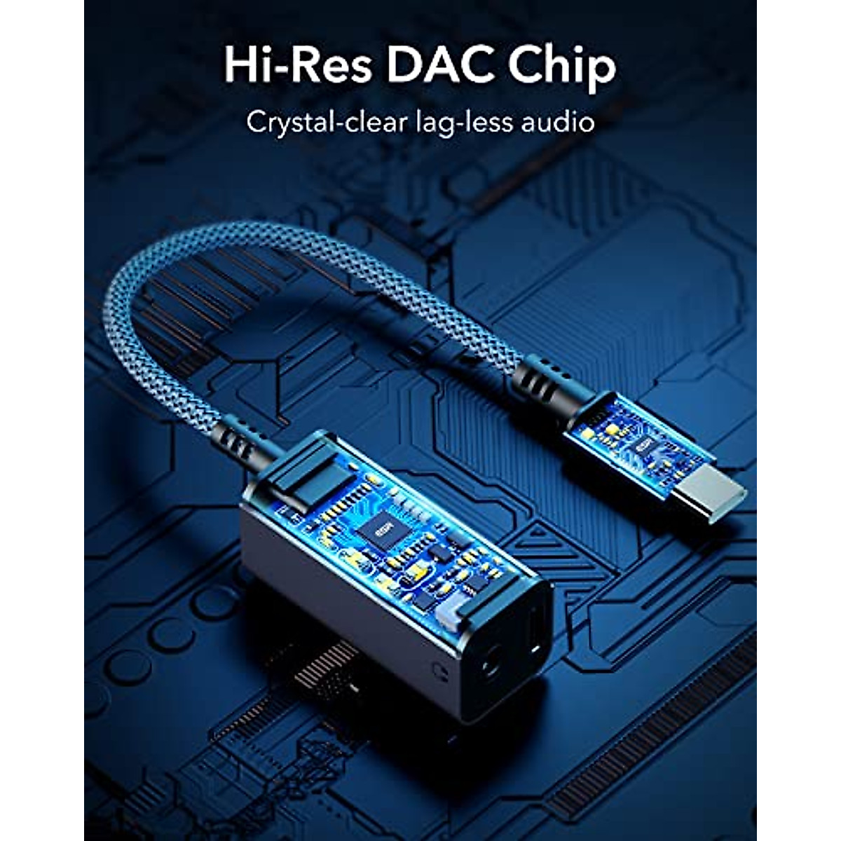 ESR USB C Headphone Adapter, 2-in-1 USB C to 3.5 mm Headphone Jack Adapter with PD Fast Charging, Portable Design, Compatible with Galaxy S22/S21/S20/Note20, iPad Air 5/Mini 6/Pro (2021/2020), Grey