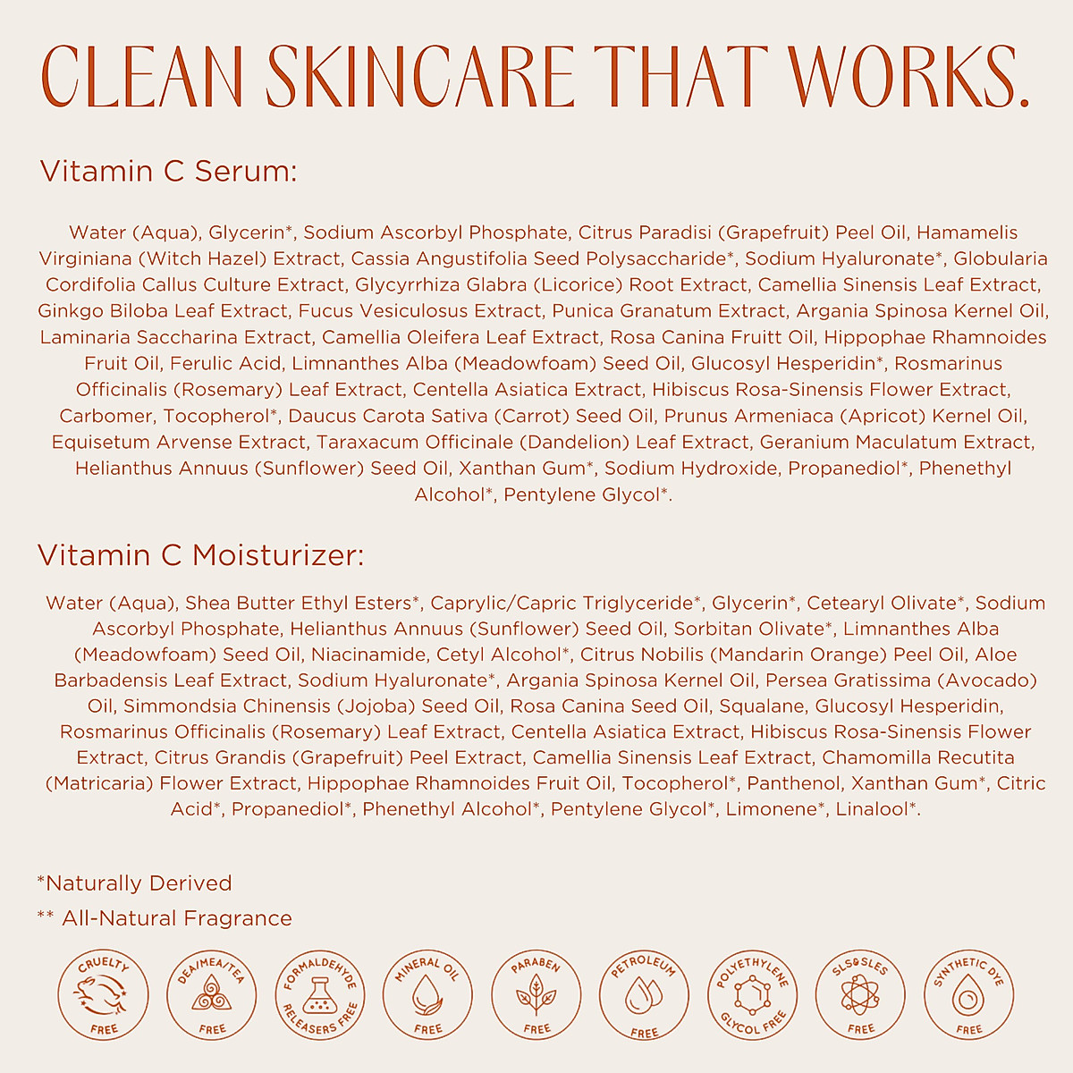 InstaNatural Vitamin C Four Step Skin Care Set, Skincare Routine, Brightens, Hydrates, Prevents Signs of Aging, Face Wash, Toner, Serum and Moisturizer, with Botanical Extracts