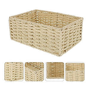 Woven Storage Basket Woven Storage Bins Rattan Storage Basket Baskets Square Storage Basket