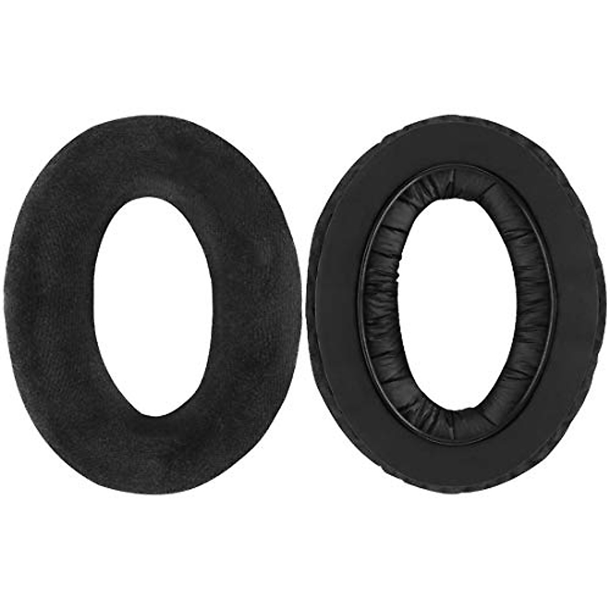 Geekria Earpad + Headband Compatible with Sennheiser HD580 HD600 Headphone Replacement Ear Pad + Headband Cover/Ear Cushion + Headband Pad Earpads Repair Parts Suit (Black)