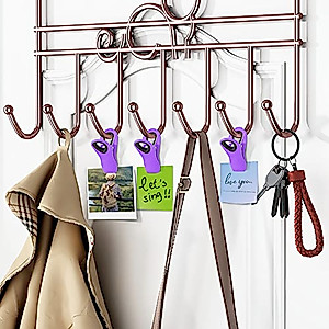 Chip Clips, Bag Clips, 6 Pack Purple Magnetic Clips, Chip Clips Bag Clips Food Clips, Bag Clips for Food, Clips for Food Packages, Magnet Clips, Chip Bag Clip, Magnetic Chip Clips for Fridge