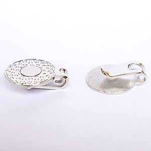 Eshan Magnetic Golf Hat Clips (5 pcs Silver) Ball Marker Holders for Golf Gloves Hats Bags Caps Visor Belt