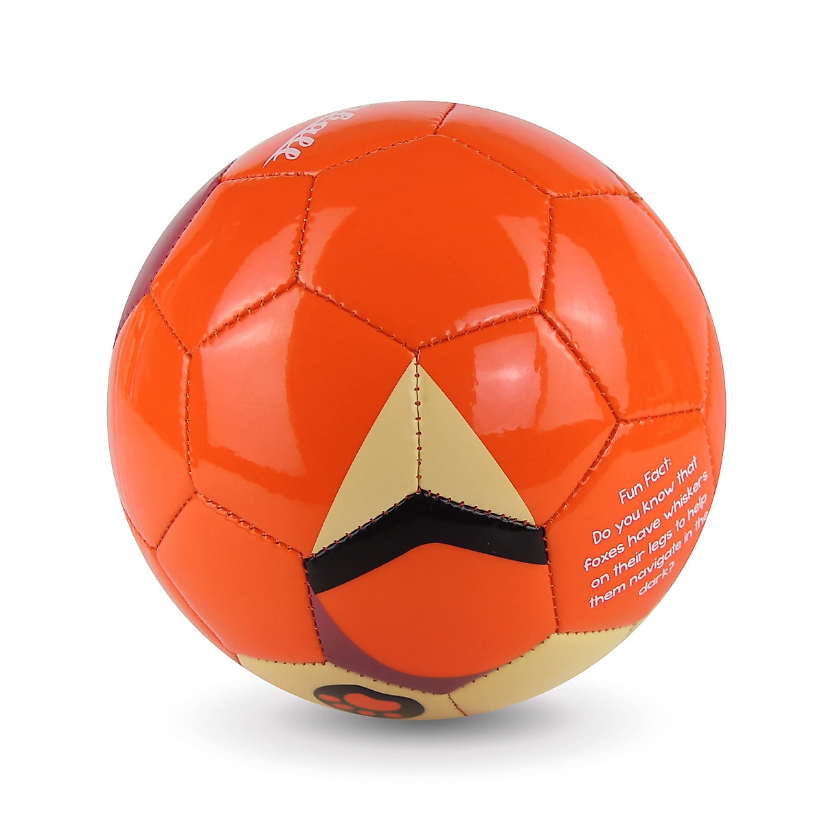 Daball Kid and Toddler Soccer Ball - Size 1 and Size 3, Pump and Gift Box Included (Size 1, Terry, The Fox)