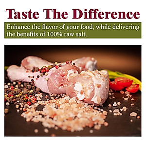 Himalayan Chef Himalayan Pink Salt 80 oz (2.26kg), Non-GMO, Kosher, Coarse Grain, Nutrient and Mineral Dense for Health, Gourmet Pure Crystal Pink Salt, Pink Salt for Grinder, Himalayan Salt, 5 Pound (Pack of 1)