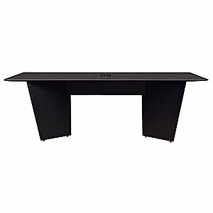 Regency Conference Room Table, 8 ft, Ash Grey/Black