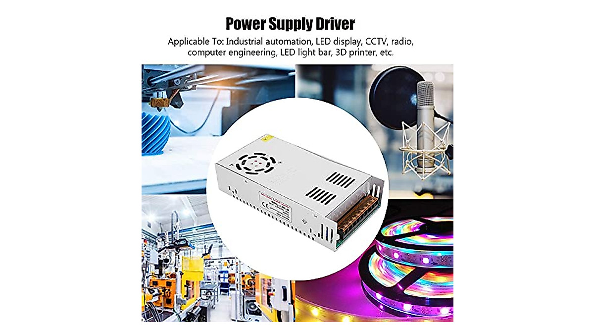 Walfront S-600-24: 600W DC24V Power Supply - Efficient