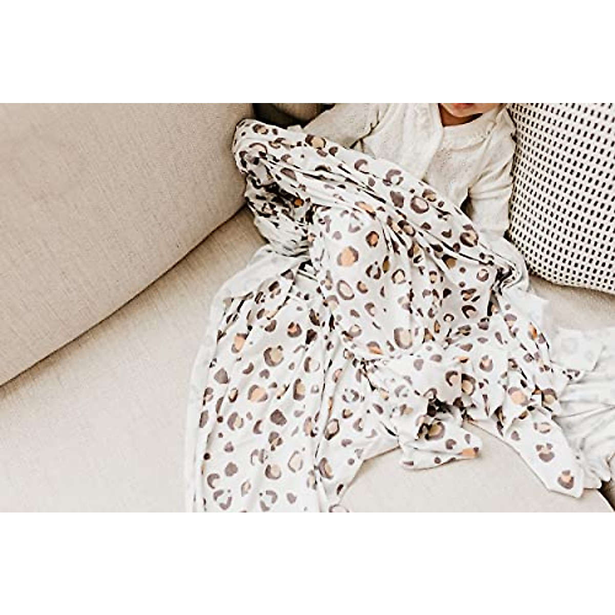 Copper Pearl Large Premium Knit Baby Swaddle Receiving Blanket Millie