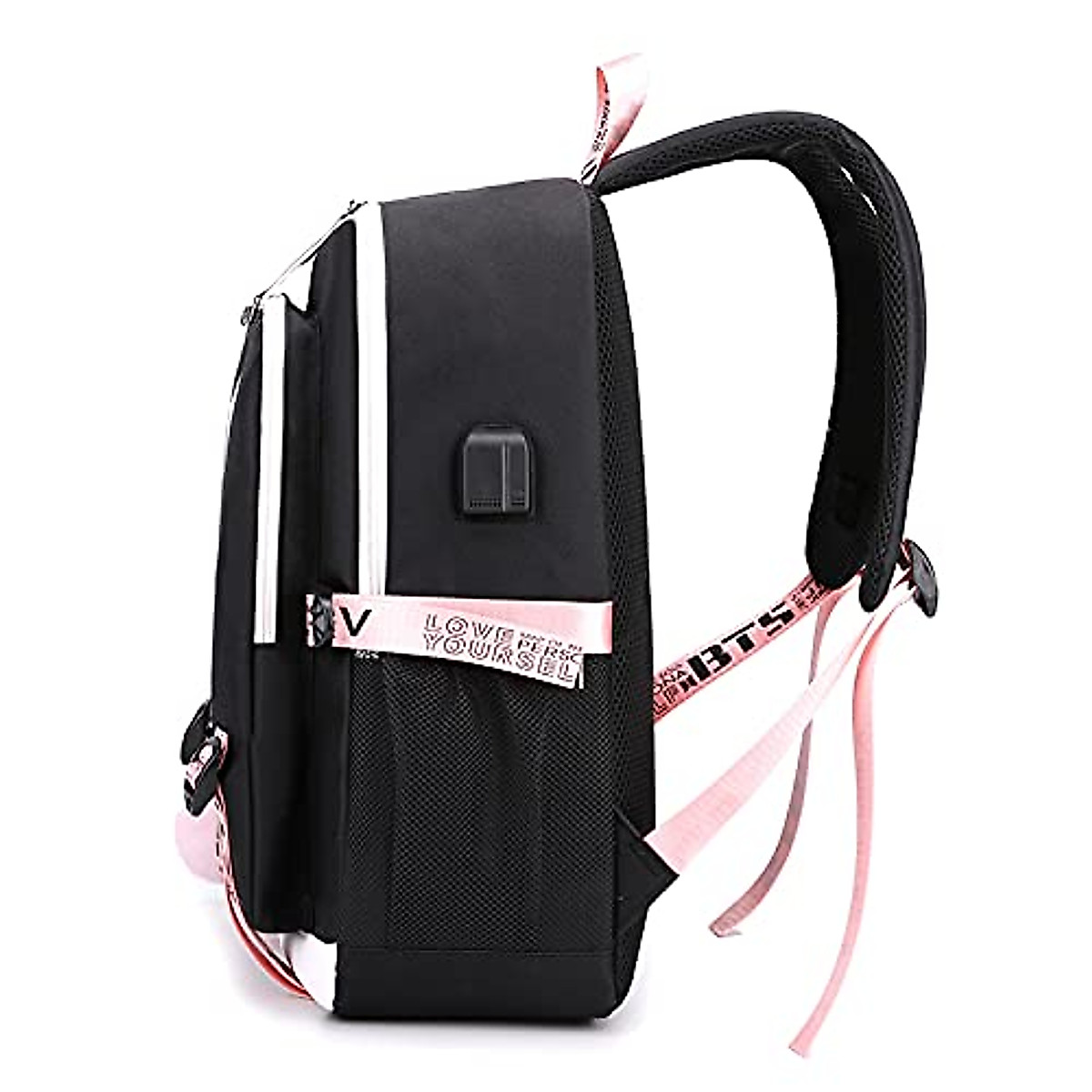 Dingzheyan BTS School Laptop Backpacks Korean Daypack Book Bag Casual Backpack Backpack For Students