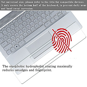 Puccy 2 Pack Film Protector, compatible with Toshiba Satellite Radius 14 14" Laptop TPU Keyboard TouchPad Trackpad Guard Cover Skin (Not Tempered Glass Screen Protectors)