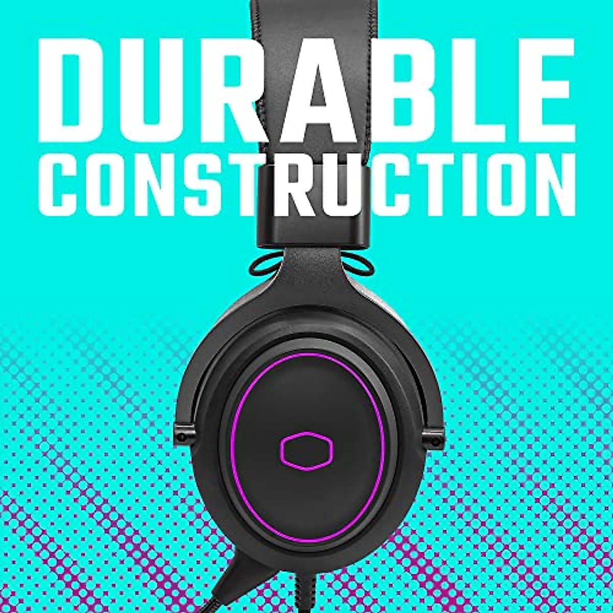 Cooler Master CH331 Gaming Headset Virtual 7.1 Surround Sound, Omnidirectional Mic, Durable Aluminum Frame, RGB Illumination, Detachable Omni-Directional Boom Mic, USB Connectivity (CH-331)