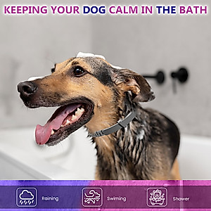 BKRMART Calming Collar for Dogs Relief Anxiety Stress Separation Anxiety Relief for Dogs Bad Behavior 25 Inches Size Flexible Adjustable Pheromones Calm, 1 Pack