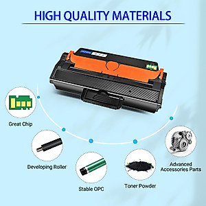 SuperInk 2 Pack Premium High Yield Toner Cartridge Replacement Compatible for Samsung MLT-D115L 115L MLT-D115S Work with Xpress SL-M2830DW SL-M2870FW SL-M2820DW M2880FW SL-M2620 M2670 Printers