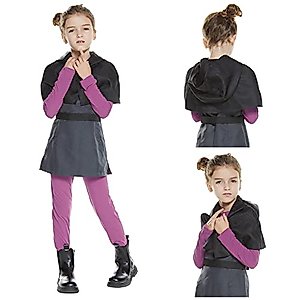 Roocnie Kids Girls Amity Blight Cosplay Outfit Dress The Owl House Magic Academy School Uniform Suit Full Set for Child