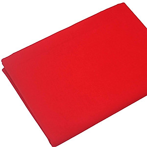 Master FAB -100% Cotton Fabric by The Yard (Red, 1.1y*1pcs)