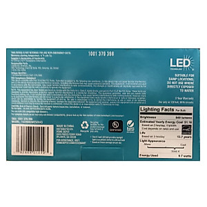 Led technology EcoSmart 60W Equivalent Daylight A19 Energy Star, Dimmable LED Light Bulb (16 Pack)