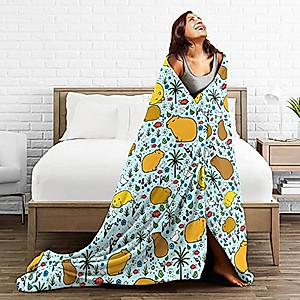 Capybaras Super Soft Warm Fleece Blanket, Comfortable Flannel Blanket, Four Season Blanket Suitable for Bedroom Bed and Sofa