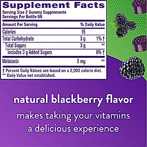 Vitafusion Extra Strength Melatonin Gummy Vitamins, 5mg, 120 ct Gummies