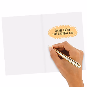 Hallmark Shoebox Pack of 2 Funny Birthday Cards (Birthday Cod, Noah's Ark)