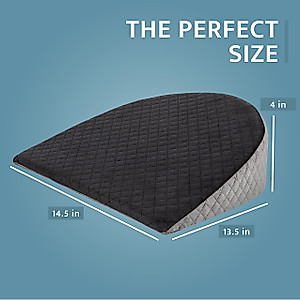Kӧlbs Wedge Pregnancy Pillow | Memory Foam Pregnancy Pillow for Sleeping, Back, Knees and Legs | Maternity Wedge Pillow for Belly Support
