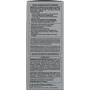 L'Oreal Paris Feria Multi-Faceted Shimmering Permanent Hair Color, R68 Ruby Rush (Rich Auburn True Red), Pack of 1, Hair Dye