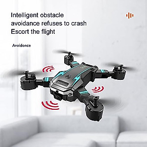 Drone with HD Dual Camera- FPV Camera Drones with Carrying Case, Foldable Drone Remote Control Gifts RC Quadcopter for Boys Girls- Headless Mode, O𝚗e Key Start, Speed Adjustment