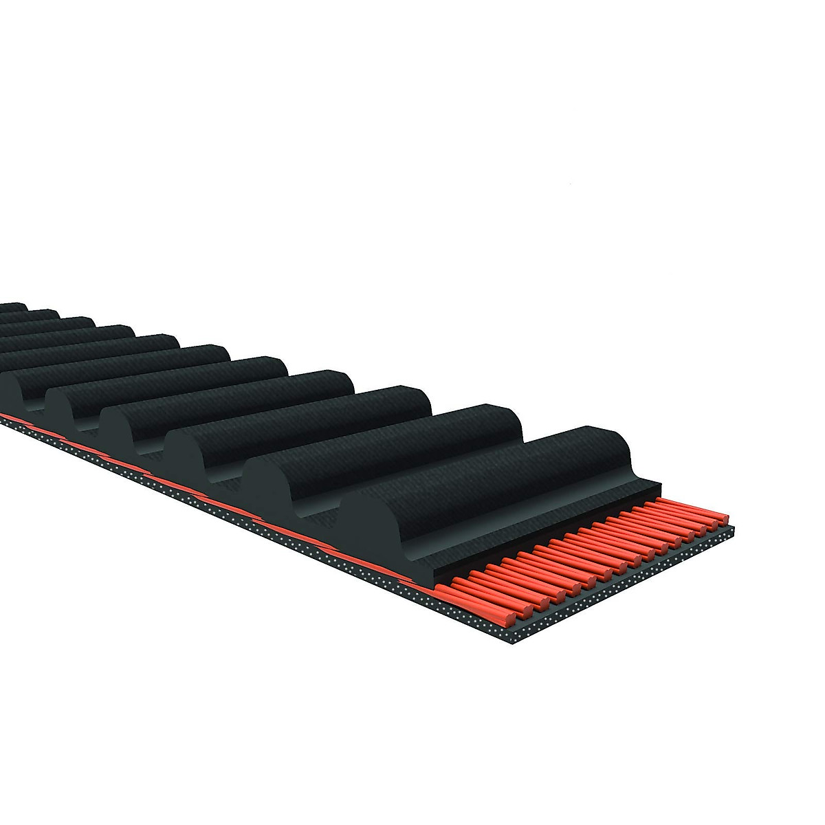 Lawn Mower Deck Timing Belt 3/4" x 44" for Exmark 120-3335; Toro 120-3335