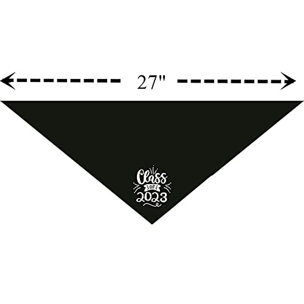 Dog Graduation Bandana 2 Pack, My Mom Graduated Dog Bandana and Class of 2023 Dog Scarf for Small Medium Large Dogs