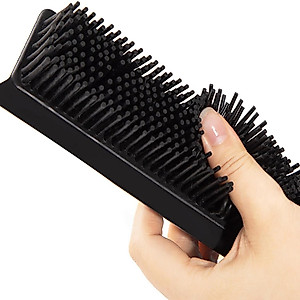 Indigo Petco Hair Remover Broom, Fur Remover Broom with Squeegee, Indigo Petco Broom, Rubber Broom Pet Hair Remover, Rubber Broom for Pet Hair (Grey)