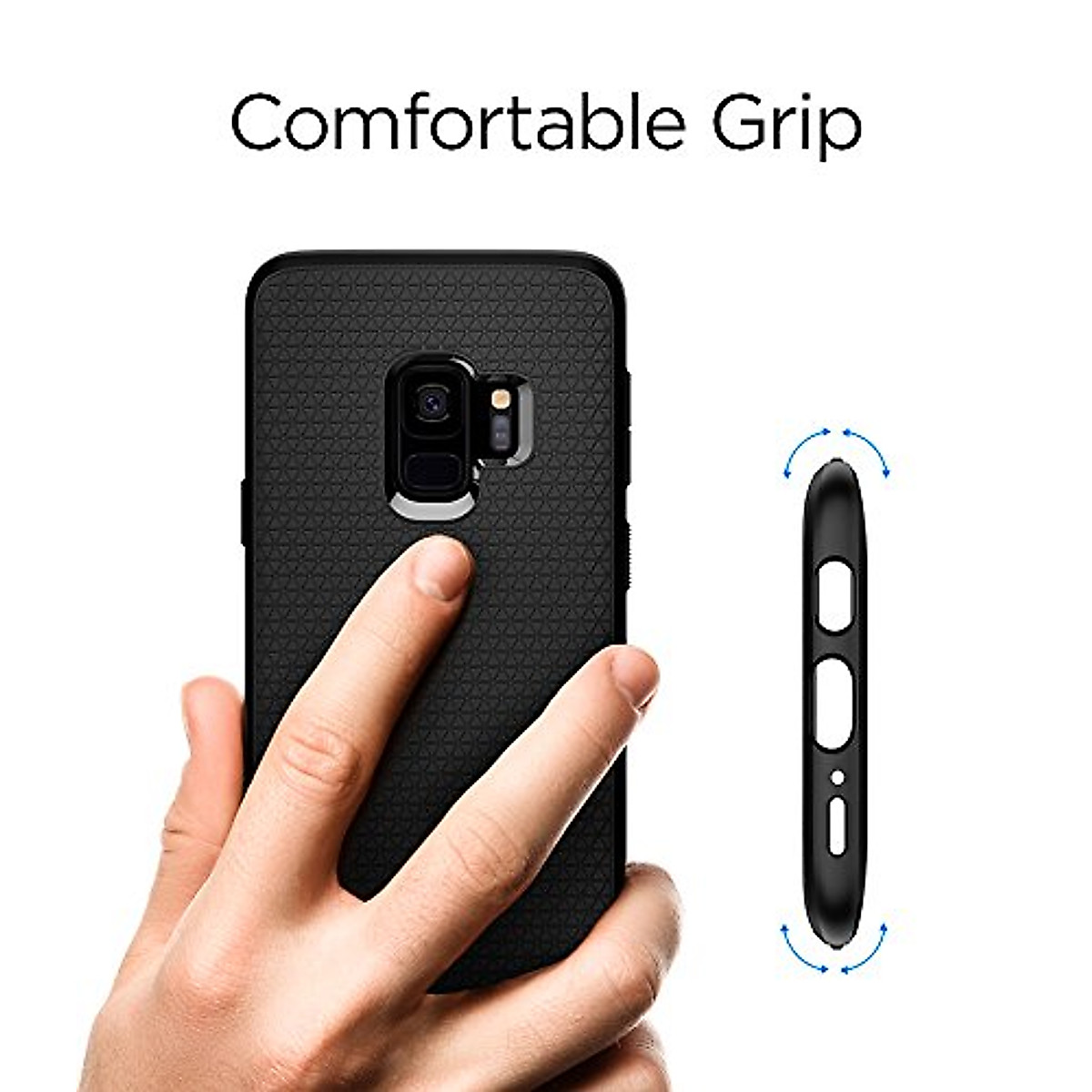 Spigen Liquid Air Armor Designed for Samsung Galaxy S9 Case (2018) - Matte Black