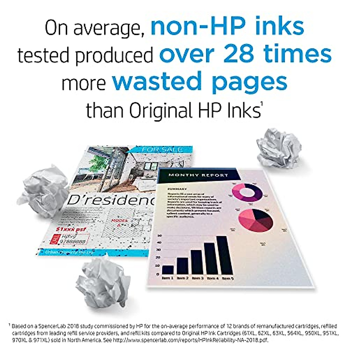 Original HP 962 Black, Cyan, Magenta, Yellow Ink Cartridges (4-pack) | Works with HP OfficeJet 9010 Series, HP OfficeJet Pro 9010, 9020 Series | Eligible for Instant Ink | 3YQ25AN