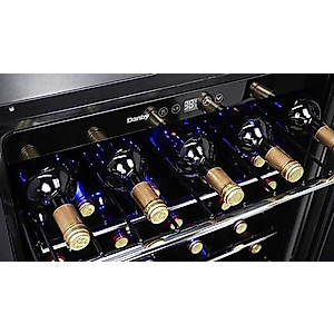 Danby DWC057A1BSS Built In Beverage Center, Single Zone Under Counter Wine Chiller In Stainless Steel - For Kitchen, Home Bar