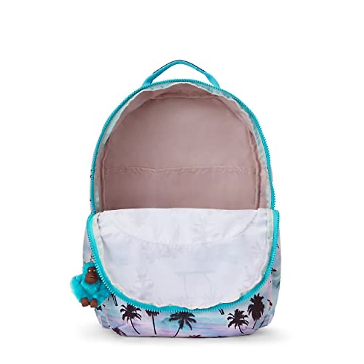 Kipling Women's Seoul Extra Large 17” Laptop Backpack, Durable, Roomy with Padded Shoulder Straps, School Bag, Shadow Palm PRT, 34.5''L x 45''H x 23''D