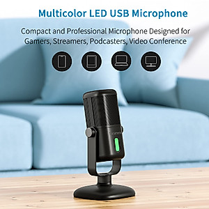 Saramonic SR-MV2000 Plug&Play Premium Cardioid USB Condenser Microphone, with Vocal Effects, Compact Footprint, Latency-Free, for Gaming, Streaming and Podcasting on PC and Mac - Mini