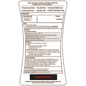 Panama Jack Sunscreen Lotion SPF 15, 6 Fl Oz