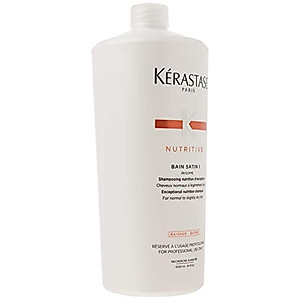 Kerastase Nutritive Bain Satin 1 Exceptional Nutrition Shampoo (For Normal to Slightly Dry Hair) 1000ml/34oz