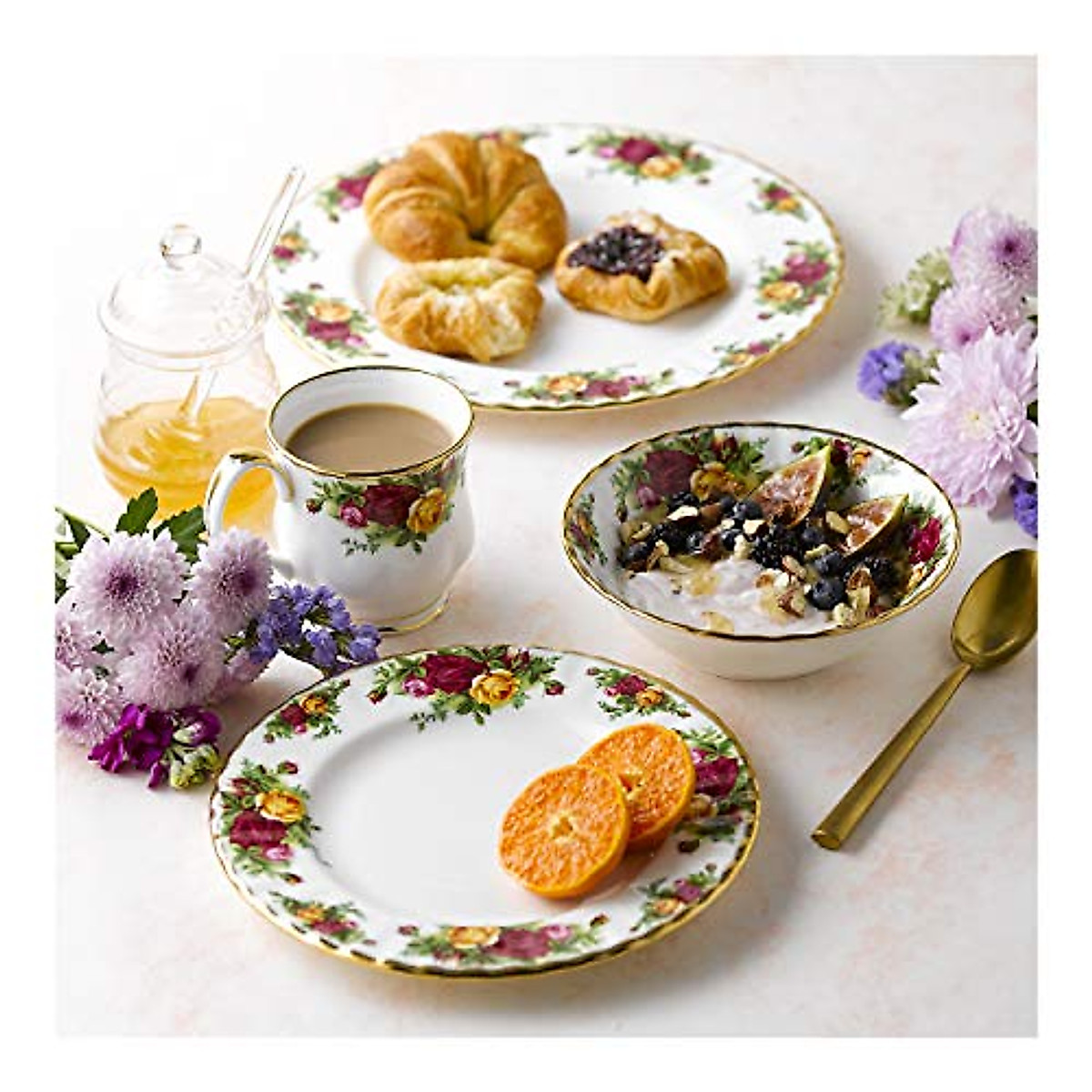 Royal Albert 40020915 Old Country Roses Bowl, Multicolor ,10"