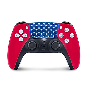 TACKY DESIGN World Cup Stickers 2022 Skin for PlayStation 5 Console & 2 Controllers, PS5 Soccer Stickers Skin Vinyl 3M Decal National Teams Stickers Full wrap Cover (Disc Version, USA Skin)