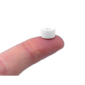 Teak Tuning Apex 71D Urethane Fingerboard Wheels - Cruiser Style, Bowl Shaped, 8.7mm Diameter - ABEC-9 Stealth Bearings - Made in The USA - White Snow Colorway