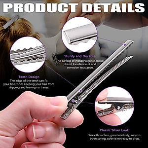 Swpeet 200Pcs 3inch - 7.5cm Alligator Hair Clips Kit, Perfect for Metal Duck Bill Hair Clips Flat Top Single Prong Hairpins for Hair Styling DIY Accessories