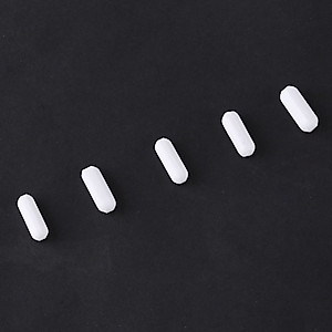 5Pcs Type-C Stir Bars,5 * 15mm Magnetic PTFE Stir Bar,Lab Mixing Blending Equipment,High Temperature and Resistance,Low Temperature Resistance,No Adhesiveness,for Magnetic Mixer