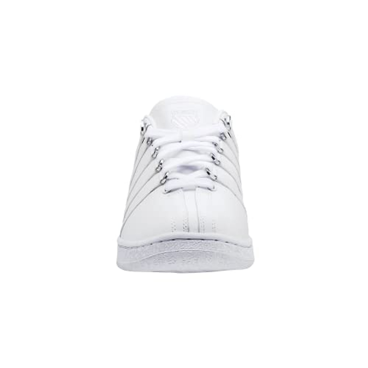 K-Swiss Women's Classic VN Leather Sneaker, White/White, 9 M