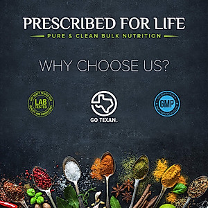 Prescribed for Life Calcium D Glucarate Powder, Pure CDG Powder, USP Grade Fine Powder, Vegan, Gluten Free, Non GMO (12oz / 340g)