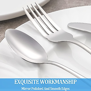 12 Piece Teaspoons Set,Food Grade 18/10 Stainless Steel Tea Spoons,Durable Small Spoons,Metal Dessert Spoon,Spoons Silverware for Home,Kitchen or Restaurant,Mirror Polished & Dishwasher Safe,6.7-Inch