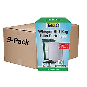 Tetra Whisper Bio-Bag Filter Cartridges for Aquariums - Ready to Use Medium