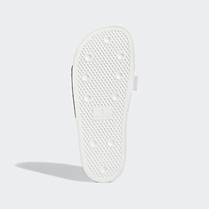 adidas Originals adilette White/White/Black 8 B (M)