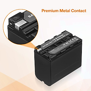 NP-F970 Battery (2-Pack,8800mAh) and Dual USB Charger for Sony NPF970 F75 0F550 F570 F980 F330,Sony Handycams, Sony CCD-SC55,TR516, TR716, TR818, TR910, TR917