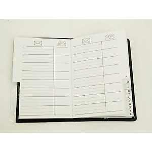 Lot of 2 Vinyl Personal Phone and Address Book Measures 4" x 6"